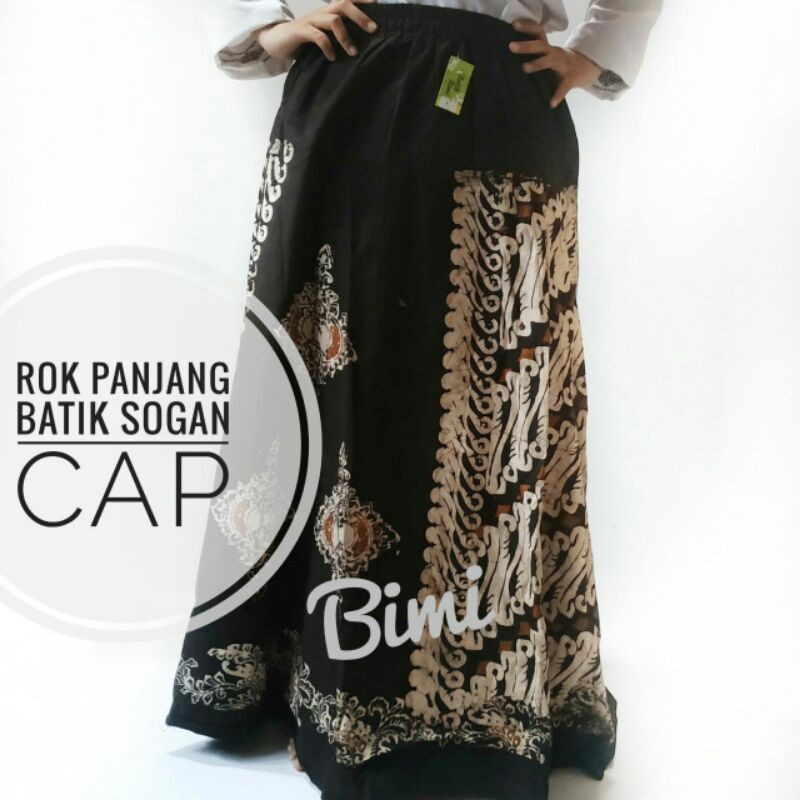 KATUN Modern women's sogan stamped batik long skirt made of premium ...