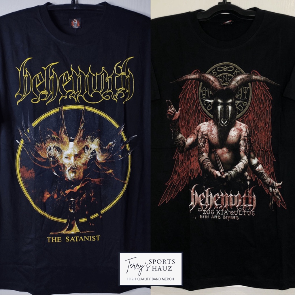 BEHEMOTH BAND SHIRTS ROCK YEAH L | Shopee Philippines