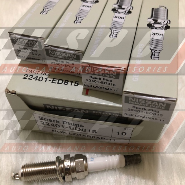 Genuine Nissan Spark Plugs (grand livina / Almera only) | Shopee ...