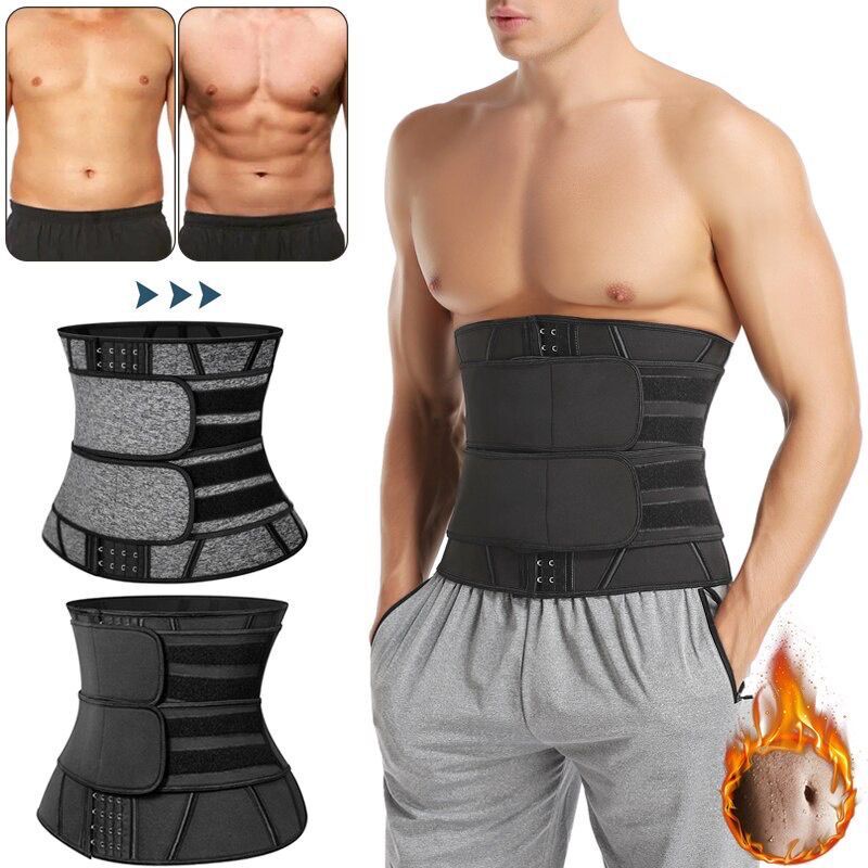 D45-Belt Abdomen Shapewear Workout Waist Trainer Tummy Slimming Sauna ...