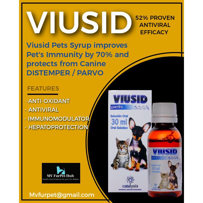 VIUSID for cats and dogs (ORIGINAL) 30ml / 150ml | Shopee Philippines