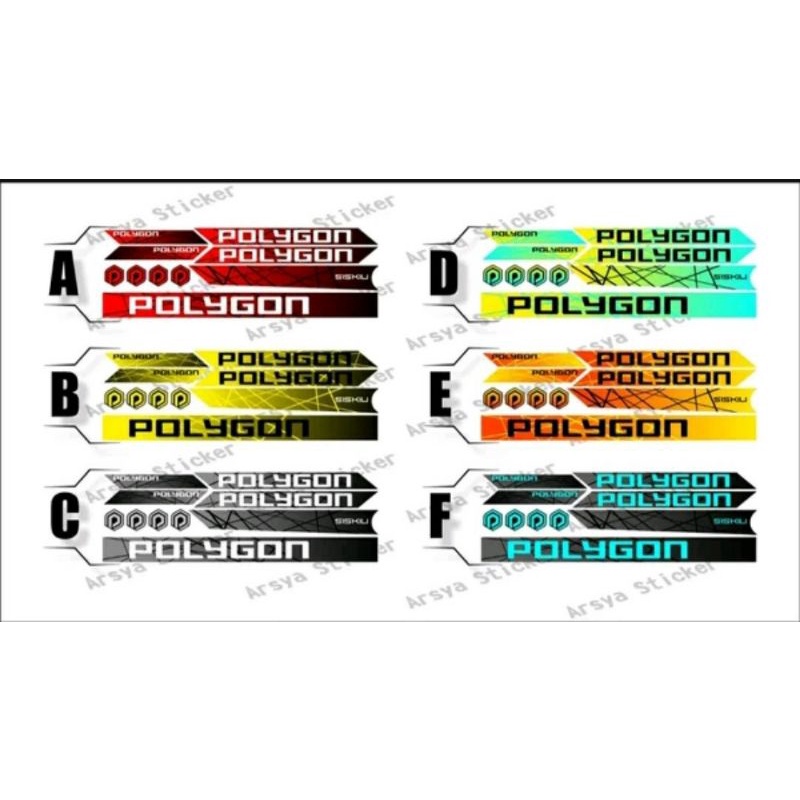 Siskiu D5 D6 polygon frame sticker Decal | Shopee Philippines