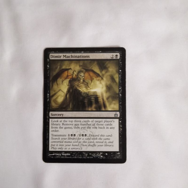 MTG Card DIMIR MACHINATIONS Magic the Gathering Trading Card Game Black ...