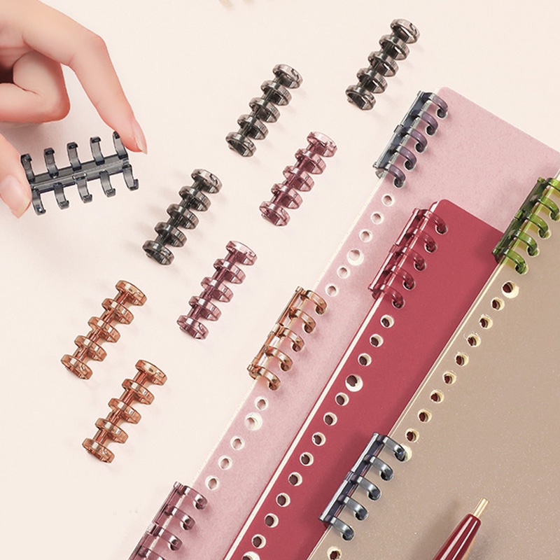 Universal DIY Loose-Leaf Paper Binder Buckle Retro Loose-Leaf Book Ring ...