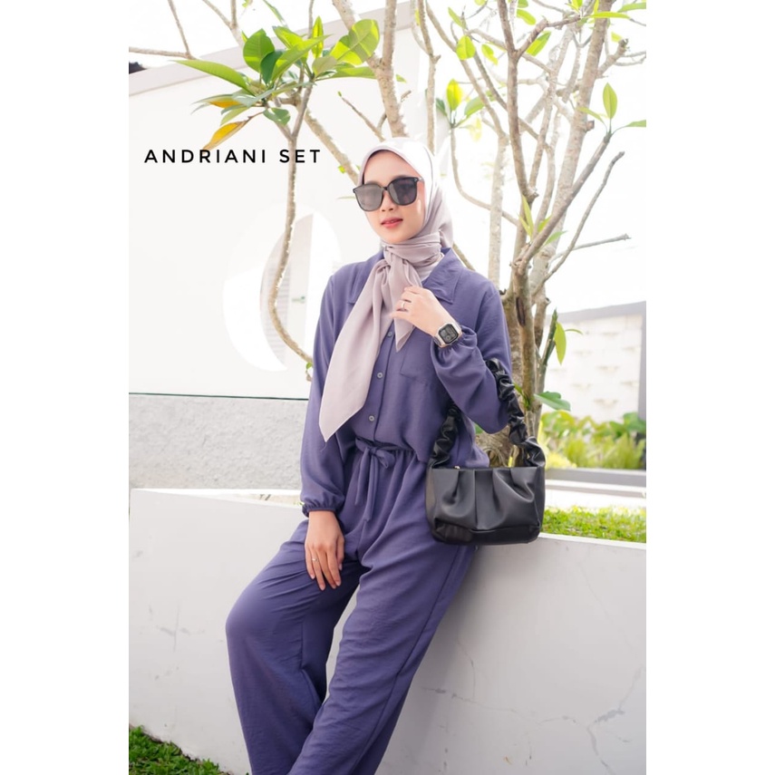 Set/ crinkle set/ crinkle Suit/ crinkle premium/ Women's Suit crinkle ...