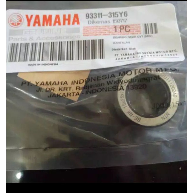 Mio cvt bearing / mio bearing gear box | Shopee Philippines