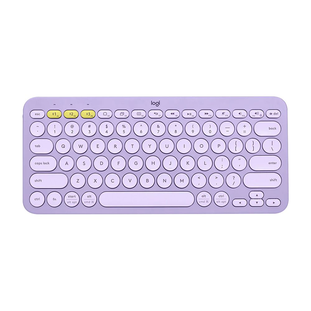 LOGITECH K380 Multi-Device Bluetooth Keyboard (Lavender) | Shopee ...