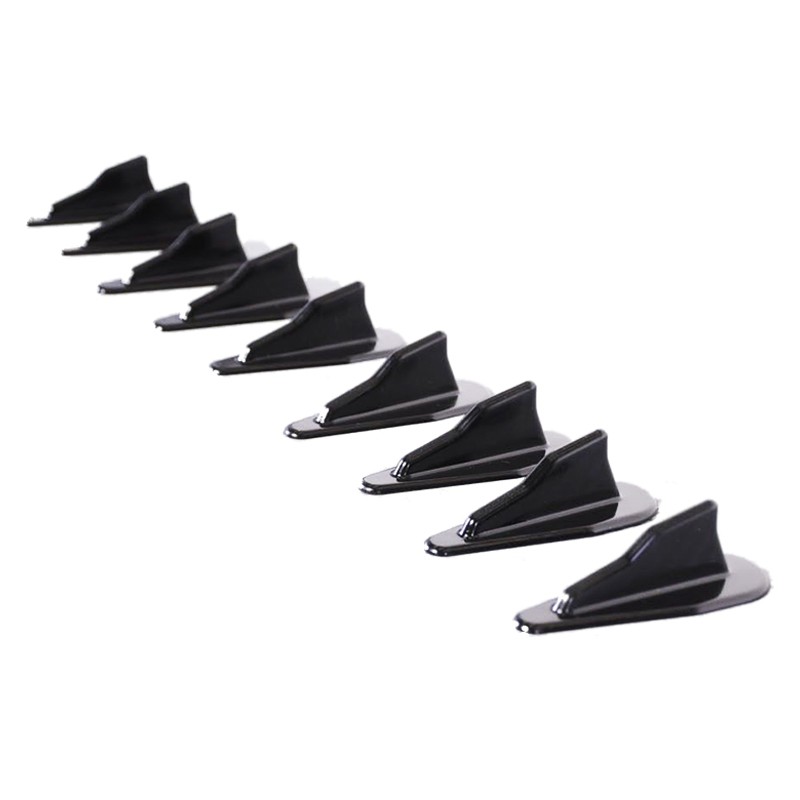 Universal EVO-Style ABS Roof Shark Fins Vortex Generator 10pc | Shopee ...