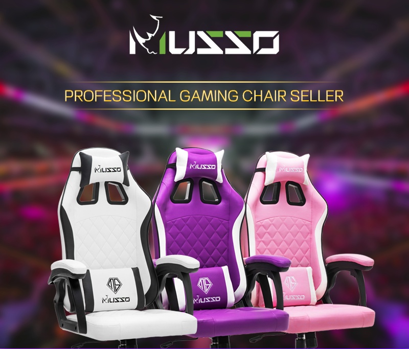 MUSSO Blazer Series 109P Colorful PU Leather Ergonomic Adjustable ...