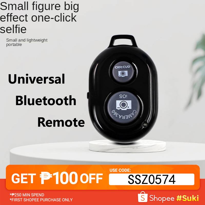 Bluetooth Remote Shutter For IOS/Android Phone with free battery ...
