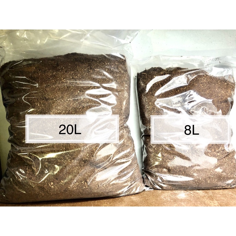 8L COCO HUSK FINE Substrate for Frog/Salamander/Tarantula/Digging ...
