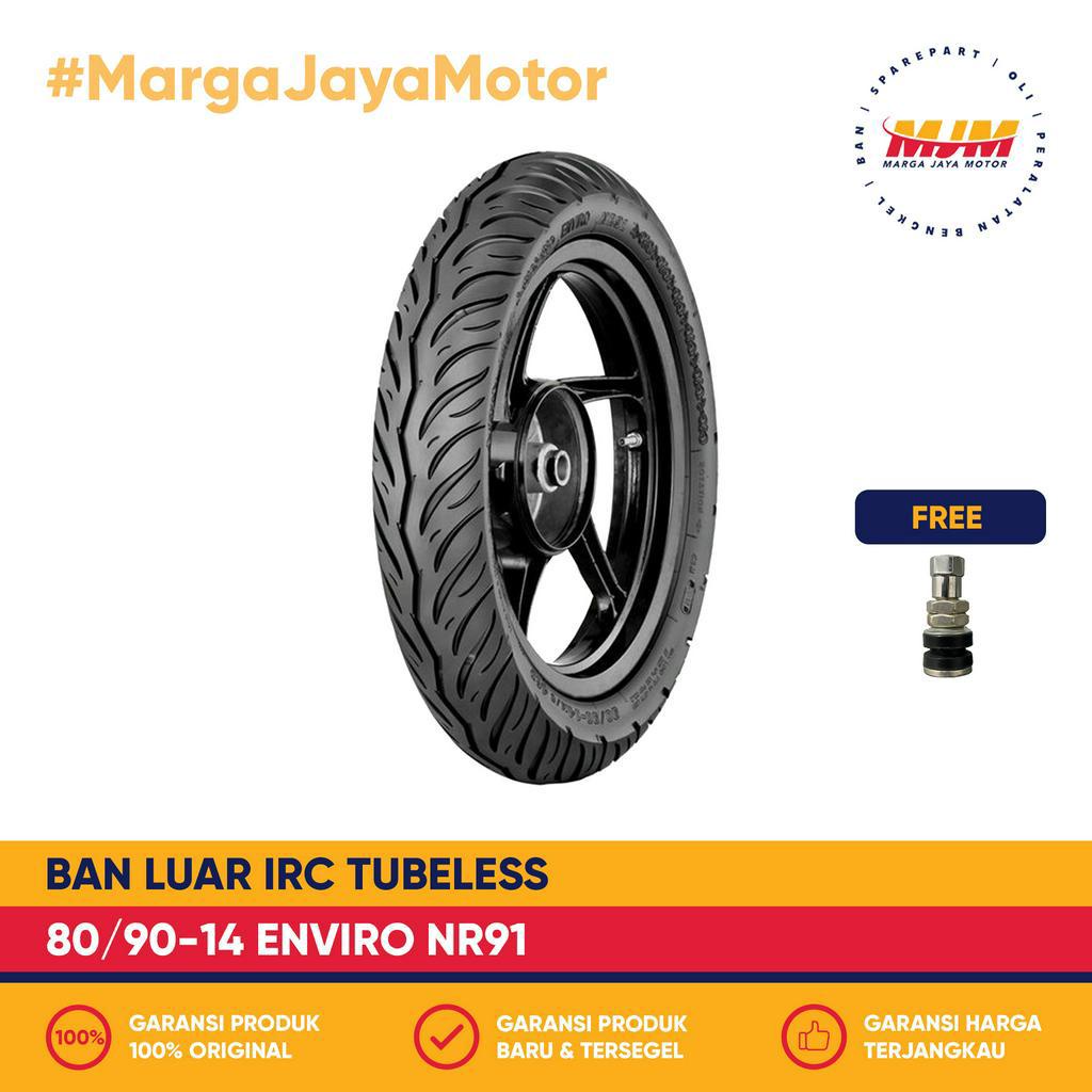 IRC Enviro NR91 Outer Tire 80/90-14 Tubeless Free Pentil | Shopee ...