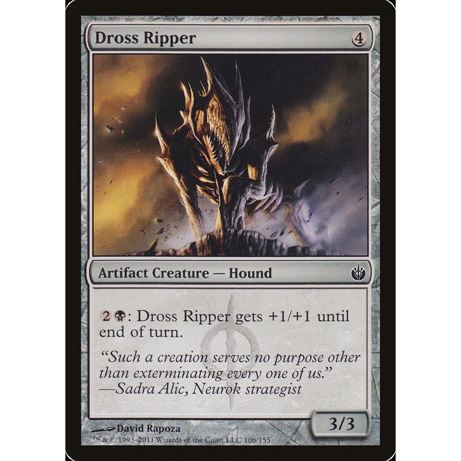Magic the Gathering : Dross Ripper - MBS - MTG Artifact Hound | Shopee ...
