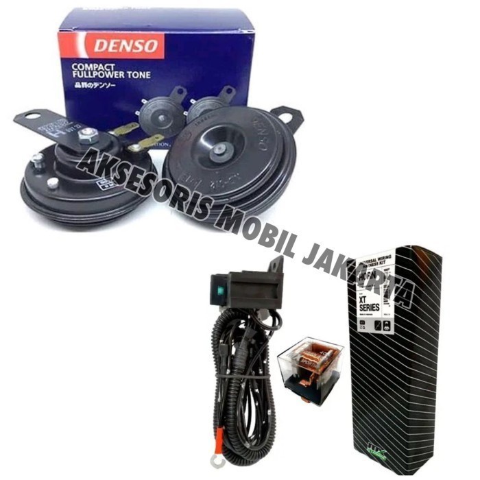 XENIA DENSO DISC DISK CAR HORN SET PLUS CABLE SET MX RELAY | Shopee ...