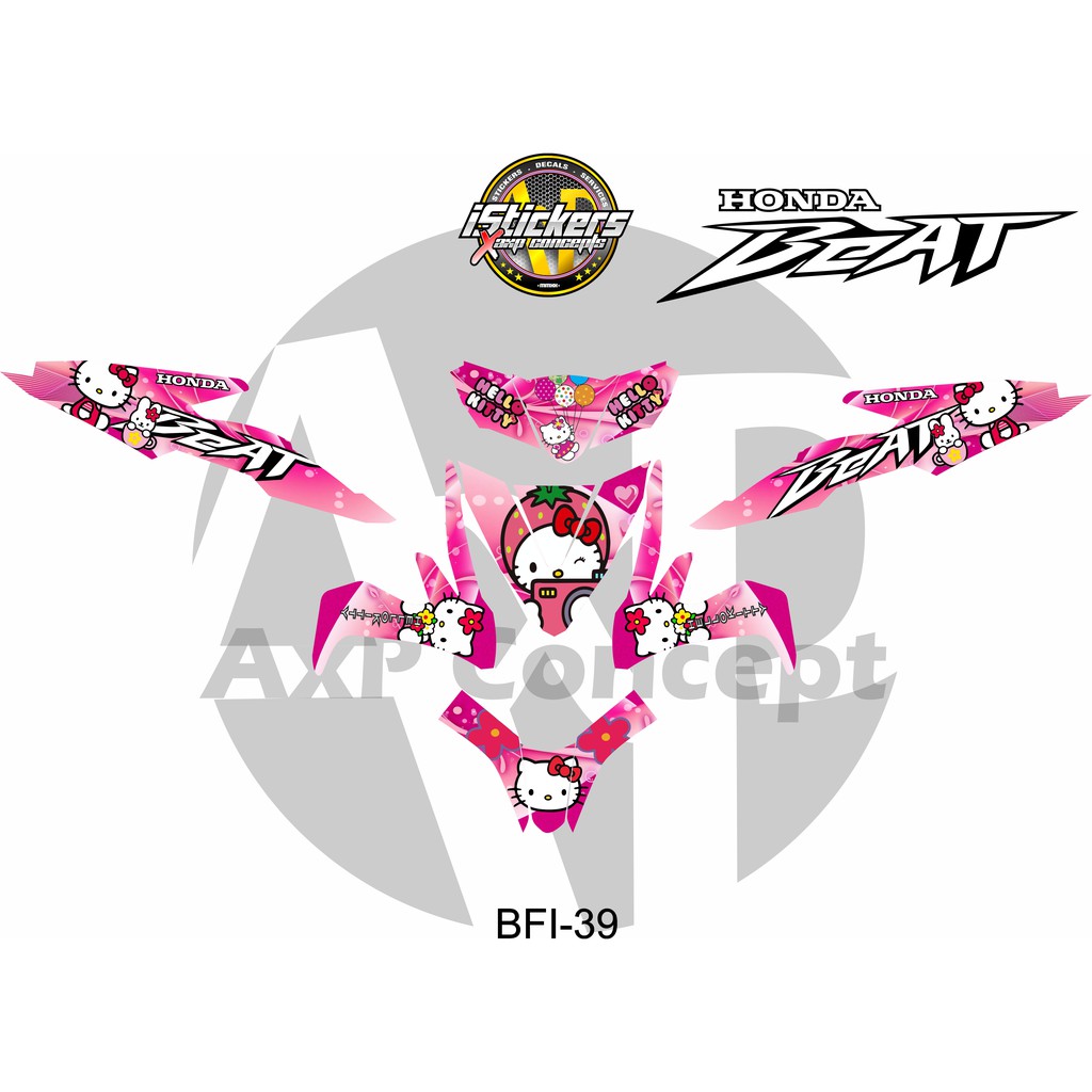 Honda Beat FI V2 Decal Kit BFI-39 | Shopee Philippines