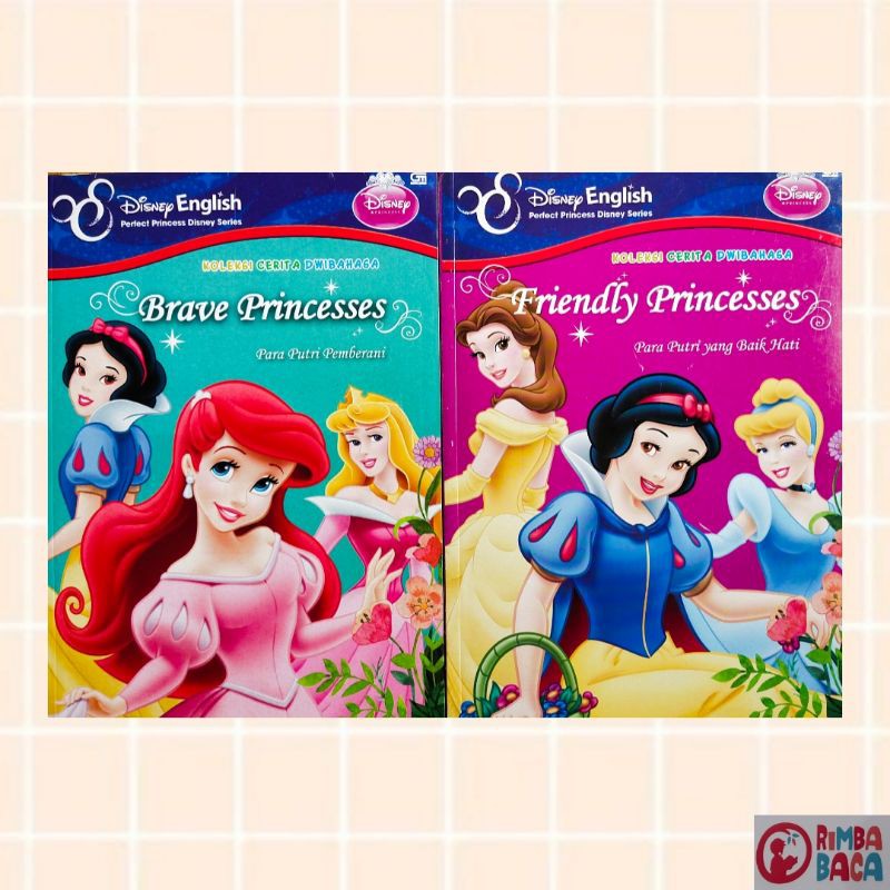 Princess DISNEY Dual Language Story Collection Series | Shopee Philippines