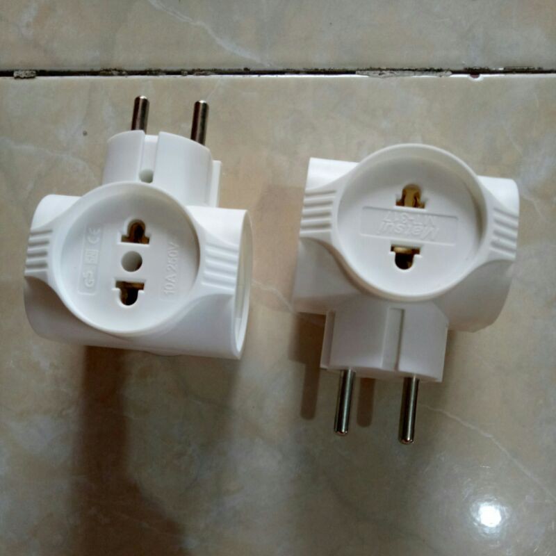 Multi T Plug 4 Port Matsui Sni | Shopee Philippines