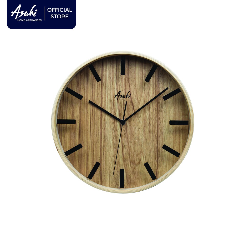 Asahi W 7009 Round Wall Clock 12 inches | Shopee Philippines