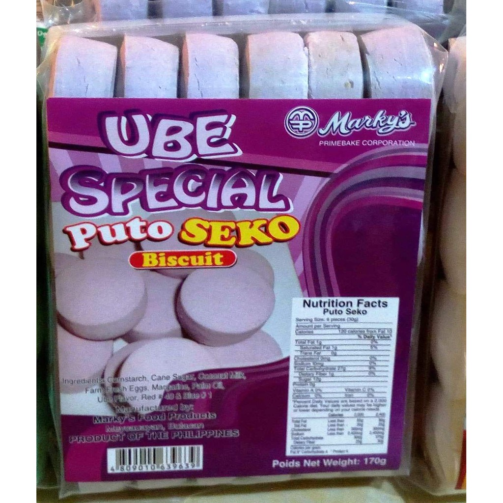 Special Puto Seko / Seco Biscuit 170g (24pcs/pack) - Flavors: Buko ...