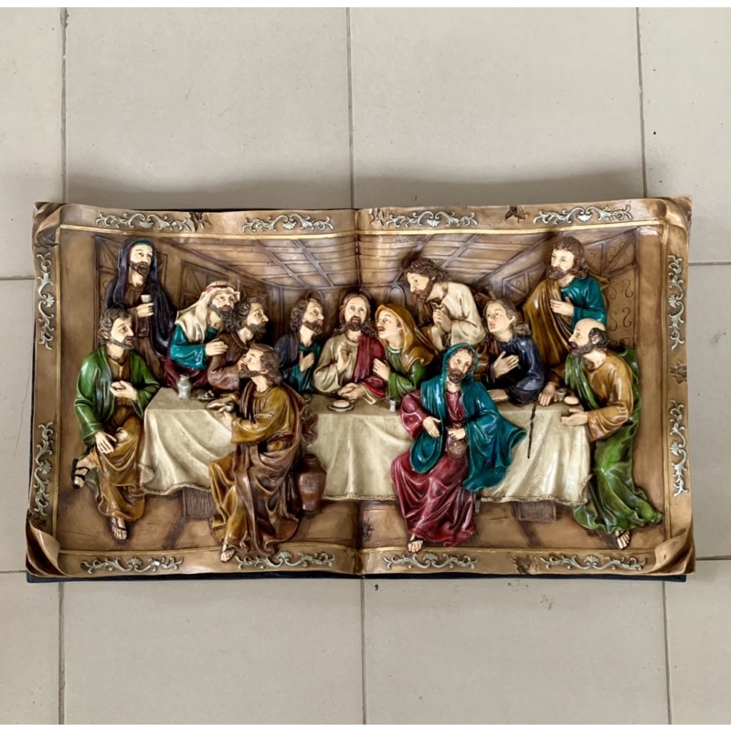 Last Supper Wall Mount 35" x 20" / HULING HAPUNAN / Jesus Christ ...