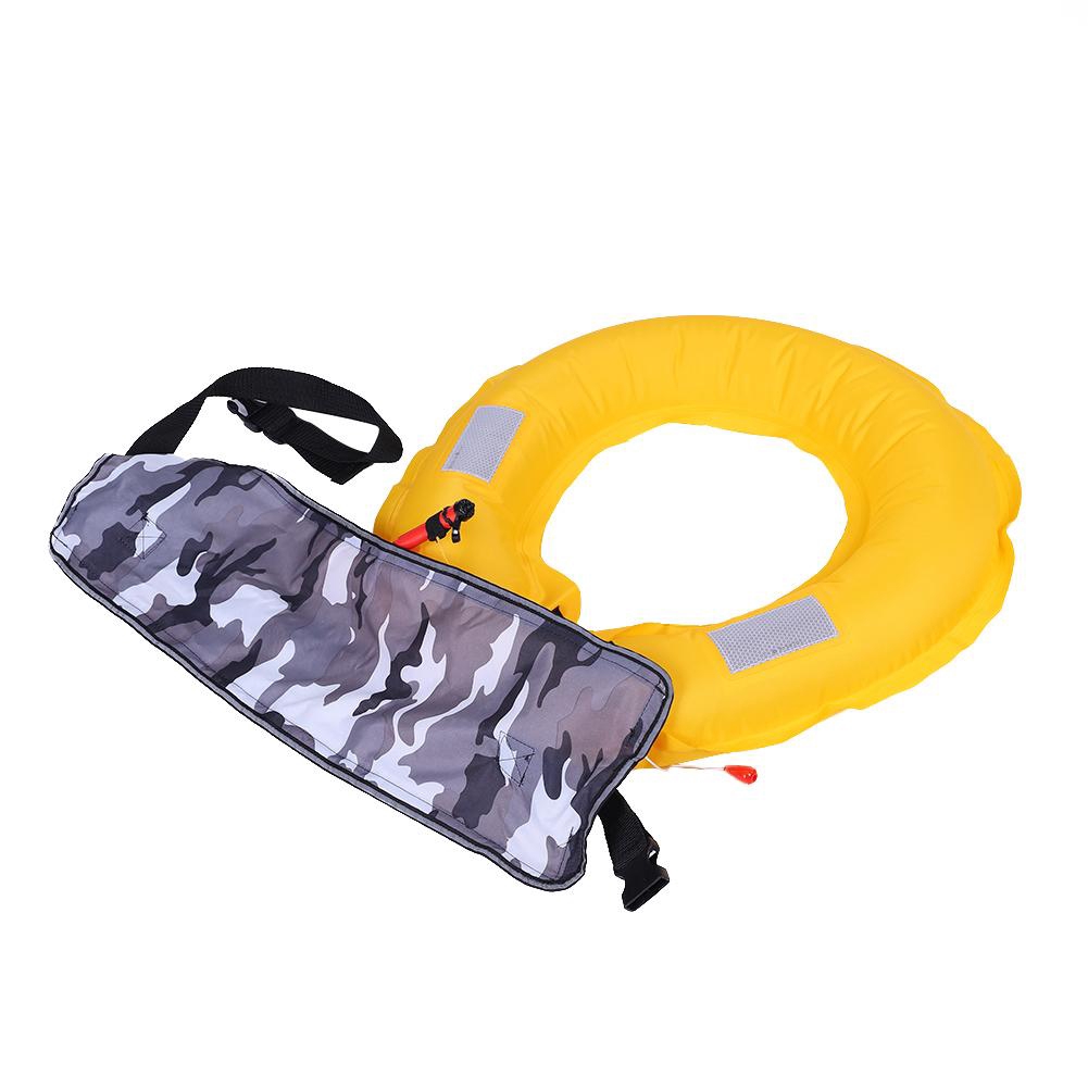 Inflatable Life Jacket Waist Belt Flotation Equip With | Shopee Philippines