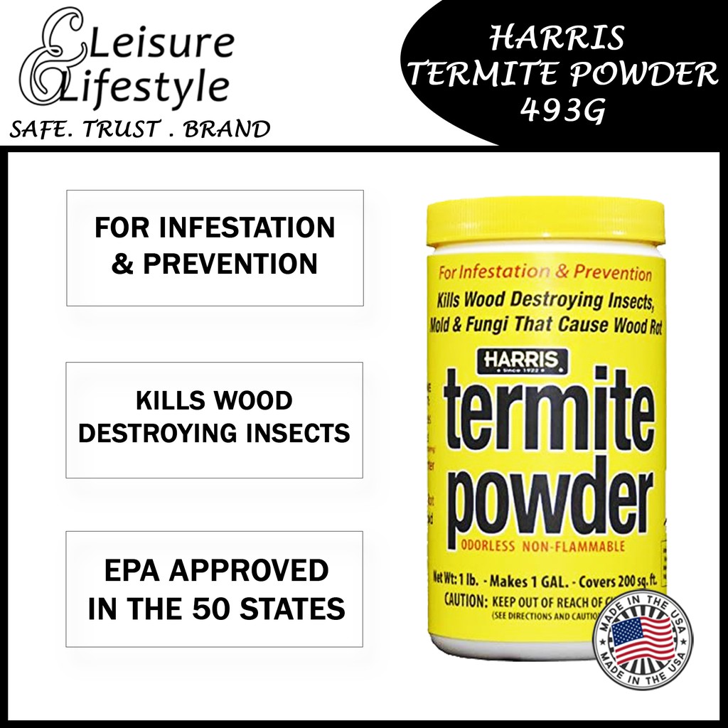 PF Harris Termite Powder 453G Harris Termite Killer Infestation ...