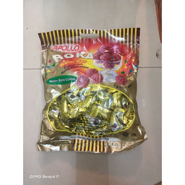 Apollo Roka Chocolate Wafer Ball/Chocolate Ball Wafer 80 pcs | Shopee ...