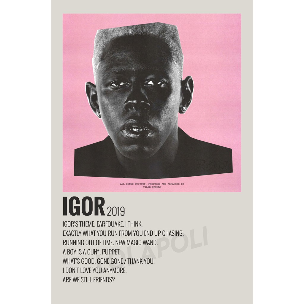 Igor Album Cover Poster - Tyler, The Creator | Shopee Philippines