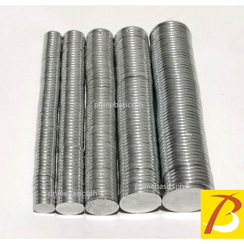 Super Magnet Round Disc Rare Earth Neodymium Magnets | Shopee Philippines