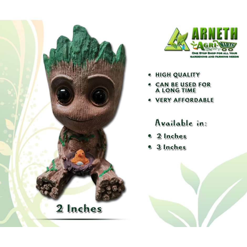 BABY GROOT POT FOR CACTUS AND SMALL PLANTS | Shopee Philippines