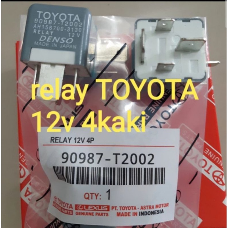 Toyota 12V 4 Leg Relay 90987-T2002 | Shopee Philippines