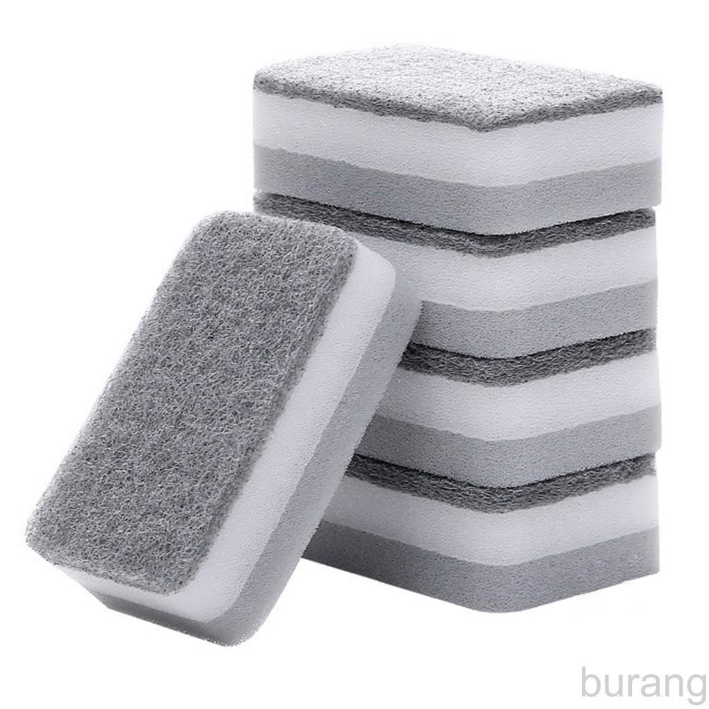 5pcs Dish Cleaning Sponges Double-side Kitchen Cleaning Brushes ...