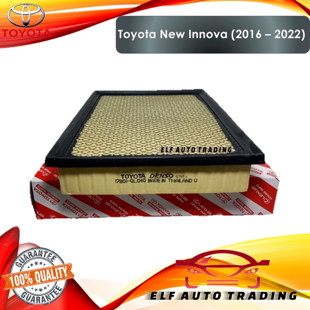 Engine Air Filter for Toyota New Innova (2016 - 2022), Car Filter ...