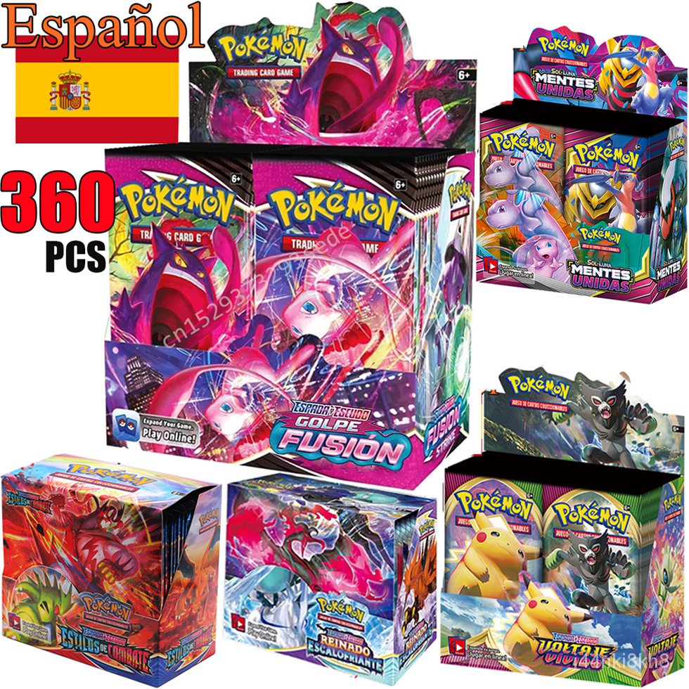 &Pokemon Cards in Spanish Carte Pokemon Francaise Fusion Strike Hobby ...