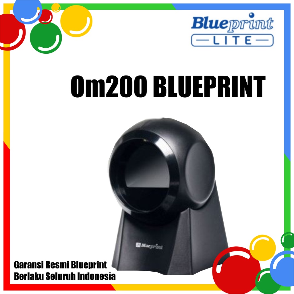 Omni Barcode Scanner OM200 BLUEPRINT 2D Auto Scan, QR code & Barcode ...
