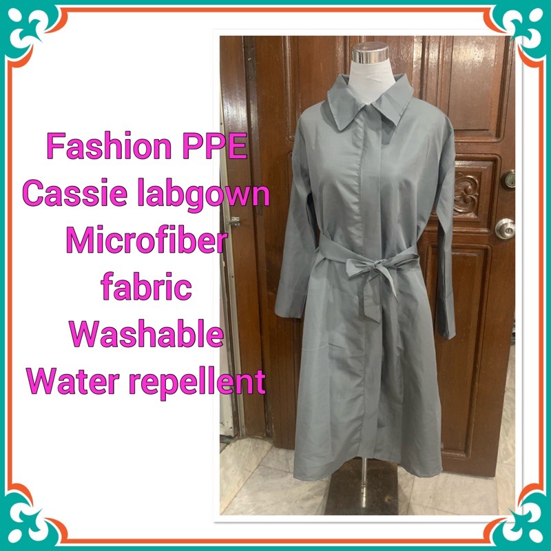 CASSIE PPE doctors coat labgown ppe suit fashionable unisex laboratory ...