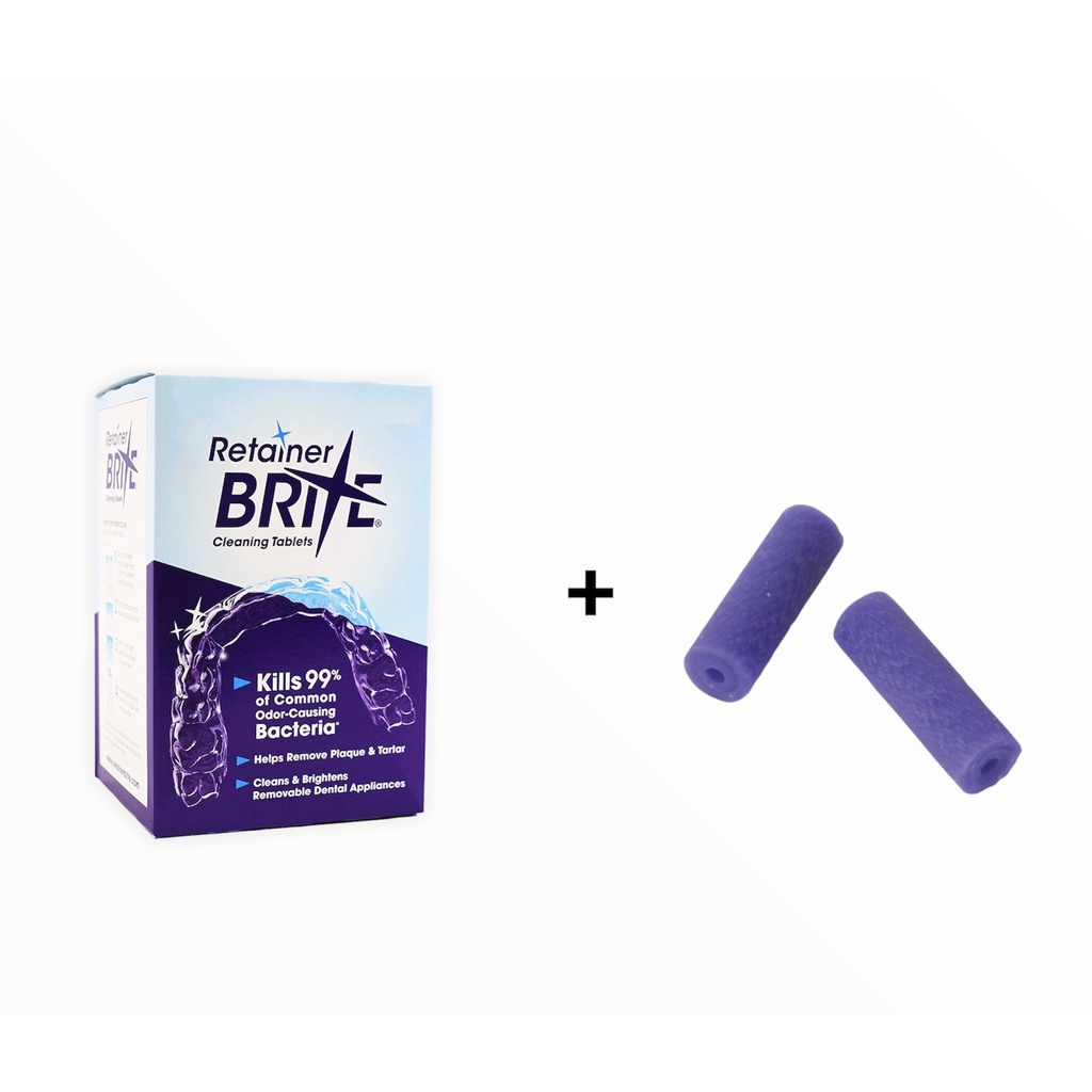 Dentsply - Retainer Brite for Cleaner Retainers ( 96 Tablets for Three ...