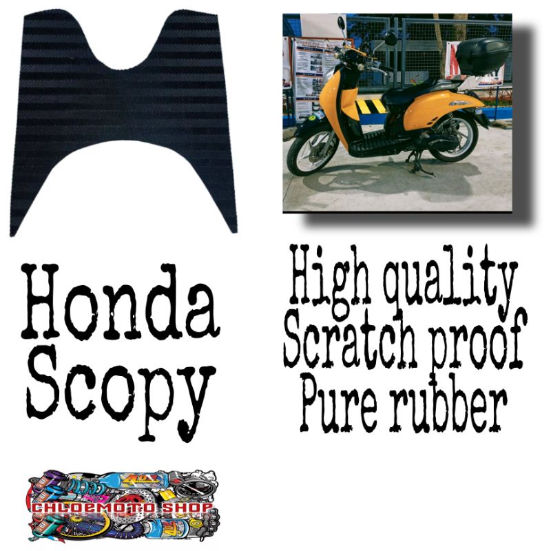 Honda Scoopy | High quality | Pure heavy | Anti scratch | Rubber ...