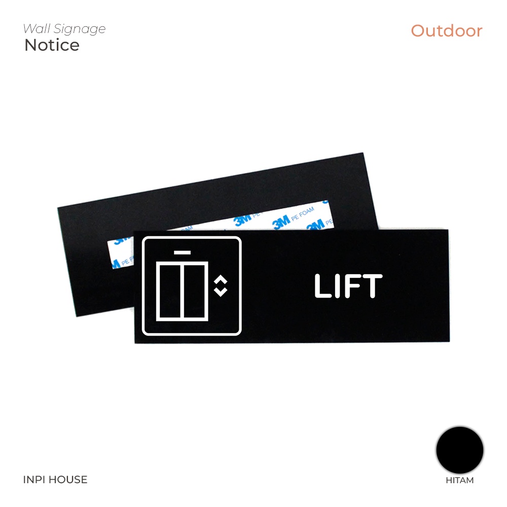 Lift signage - logo lift - acrylic sign - sign board lift | Shopee ...