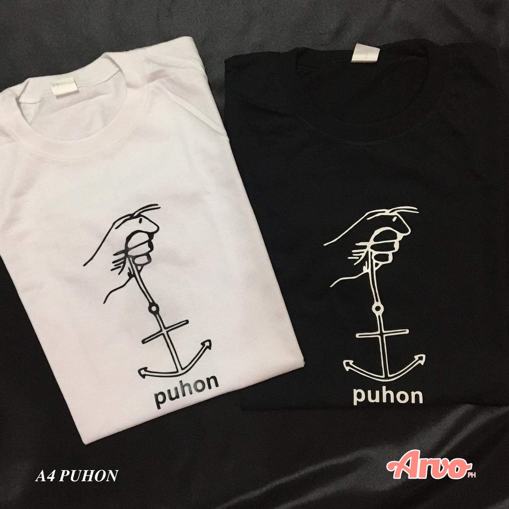 ARVO - Puhon Tagalog Statement Tee Shirt Bigprint | Shopee Philippines