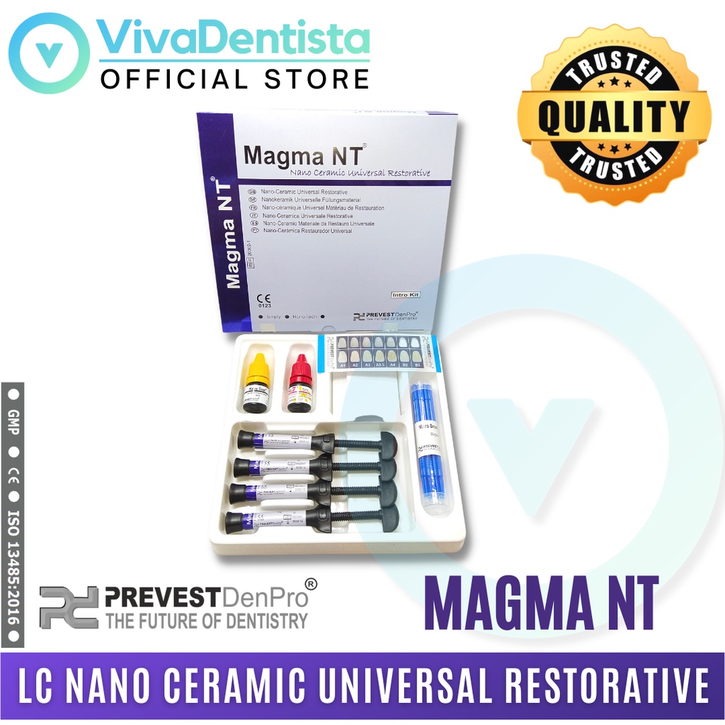 PREVEST DENPRO Magma NT Intro Kit (Light Curing Nano Ceramic Universal ...
