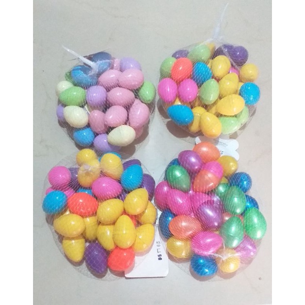 mini plastic eggtoys for kids(itlog pugo) /1.5inch 30pcs/pack | Shopee ...
