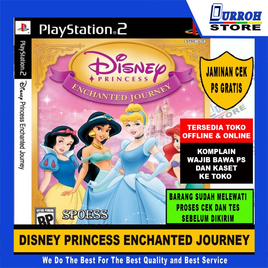 Disney PRINCESS ENCHANTED JOURNEY Ps2 GAME Cassette | Shopee Philippines