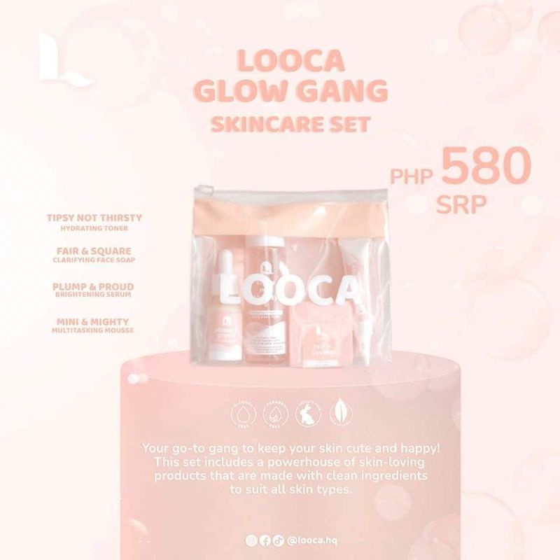 LOOCA Glow Gang Skincare Set | Shopee Philippines