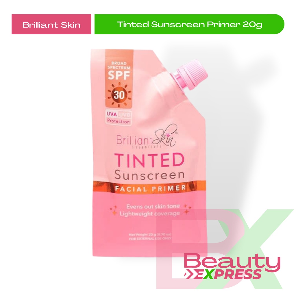 BRILLIANT SKIN Tinted Sunscreen Facial Primer with SPF 30 | Tinted and ...