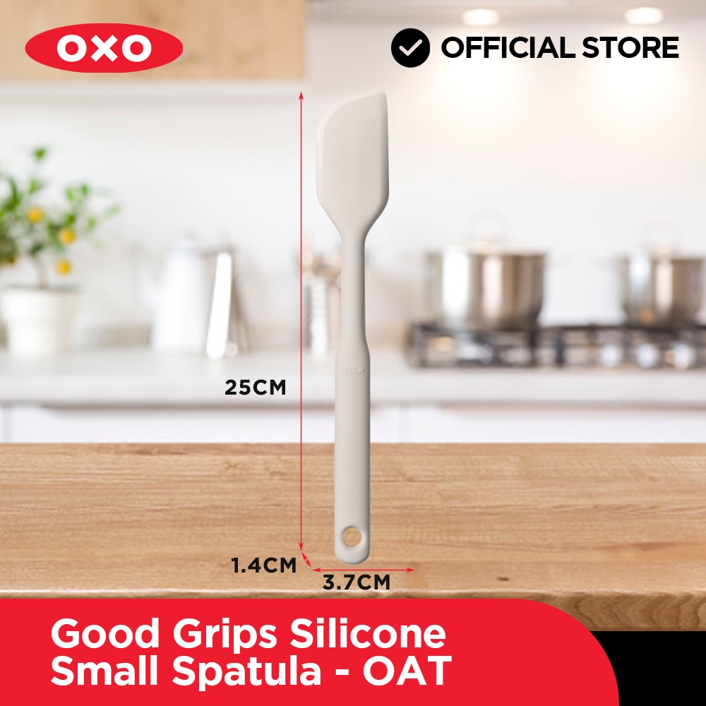 OXO Houseware Good Grips Silicone Small Spatula (Oat) | Shopee Philippines