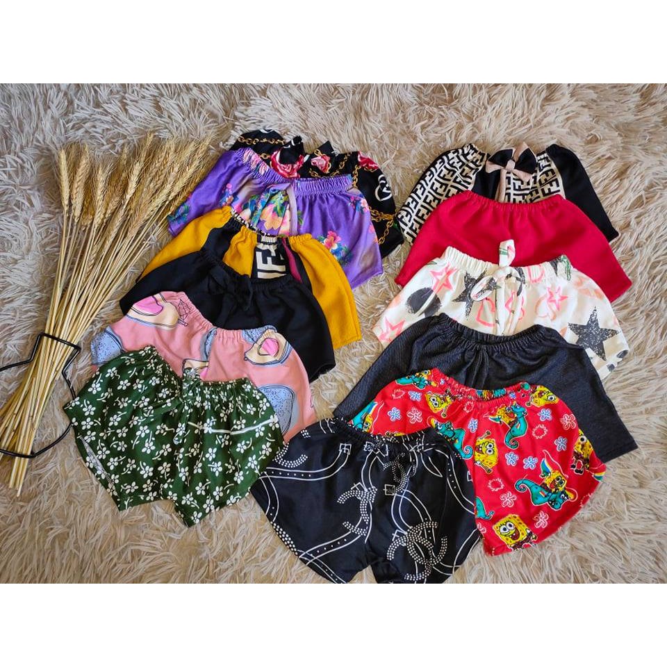Short Pambahay For Kids Bundle | Shopee Philippines