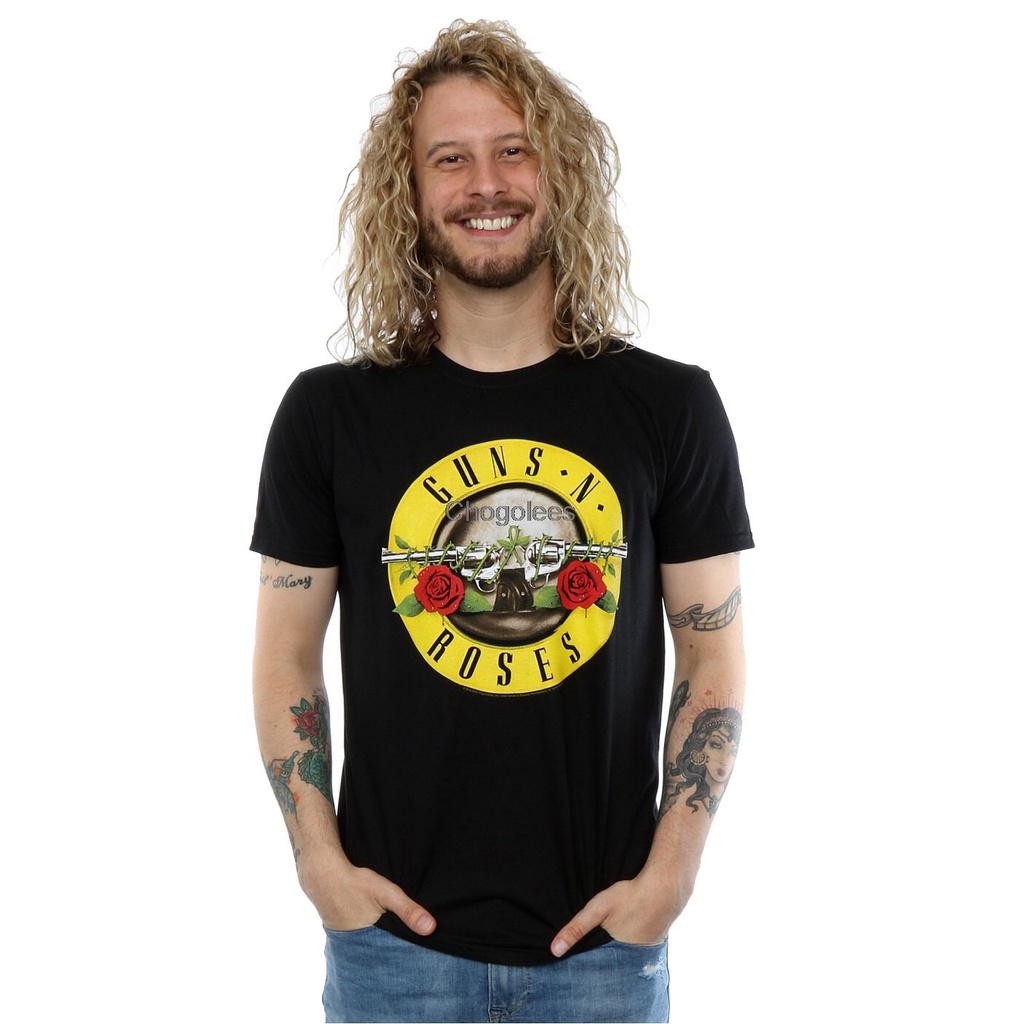 Ripleys Clothing Mens Tshirt Guns N Roses Logo Classic Metal | Shopee ...