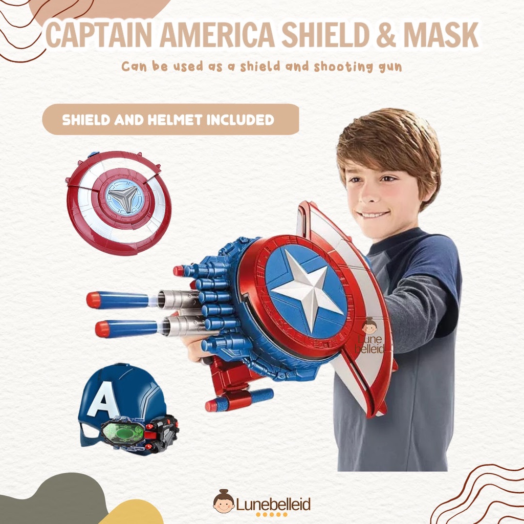 Captain America Shield & Helmet / Cosplay Captain America / Shield And ...