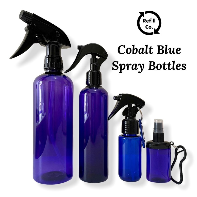 Refill Co. : Cobalt Blue Trigger Spray bottle collection! 1Liter, 500ml ...